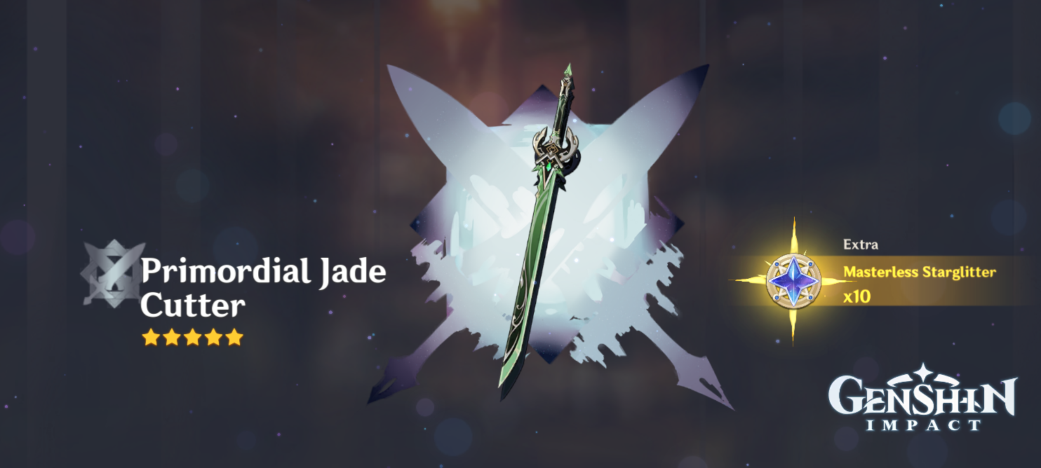 Primordial Jade Cutter Genshin Impact | HoYoLAB