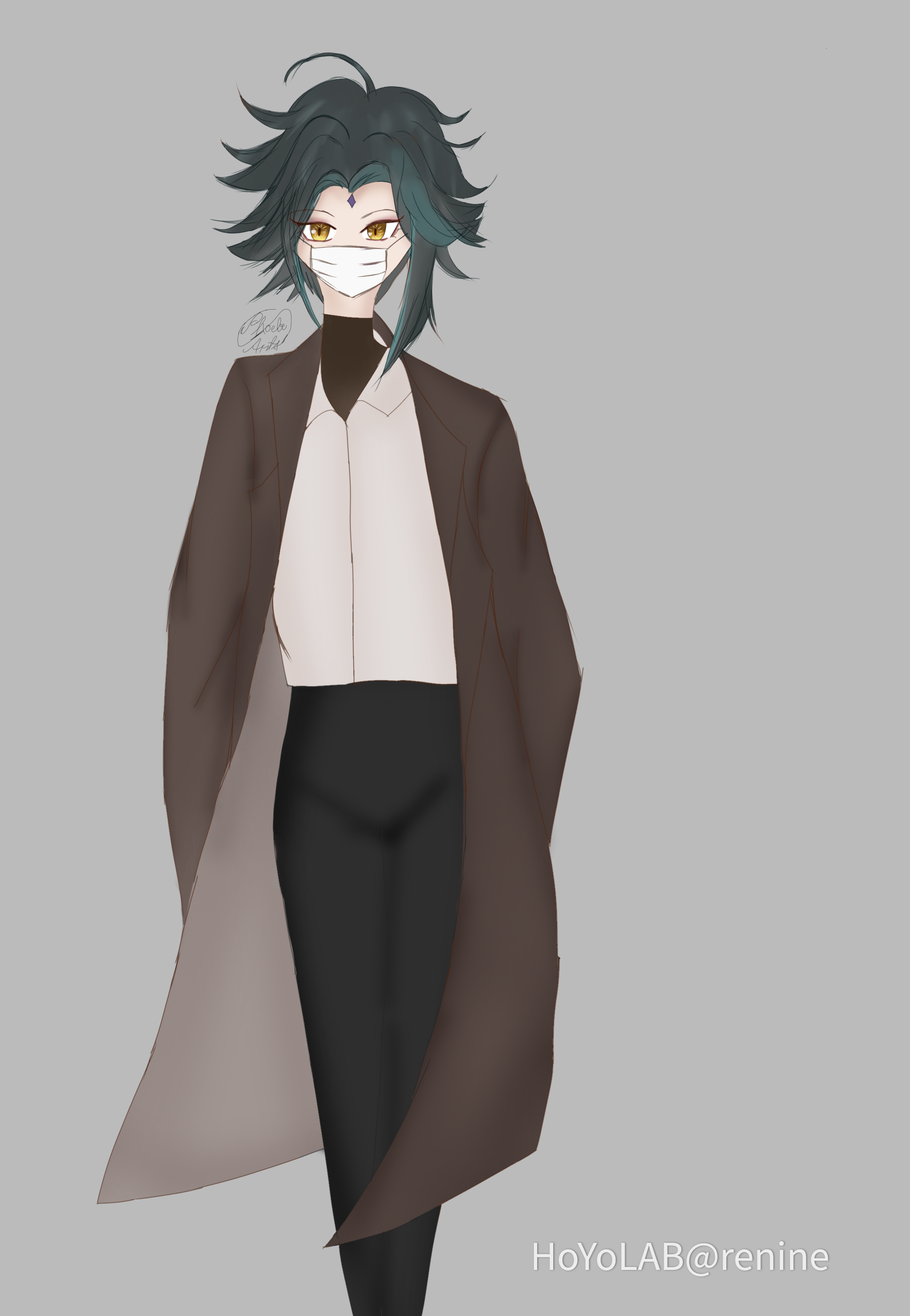 xiao in modern clothing!! Genshin Impact | HoYoLAB