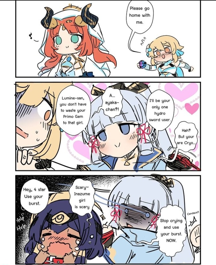 When Ayaka Want to be Hydro Sword User 😂 Genshin Impact | HoYoLAB