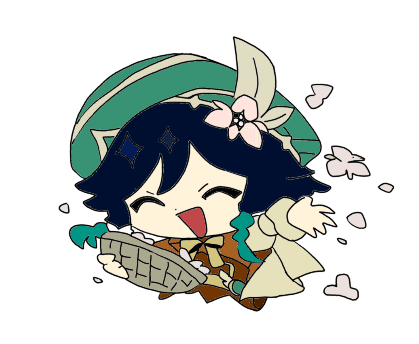 Venti Flower Emote Genshin Impact | HoYoLAB