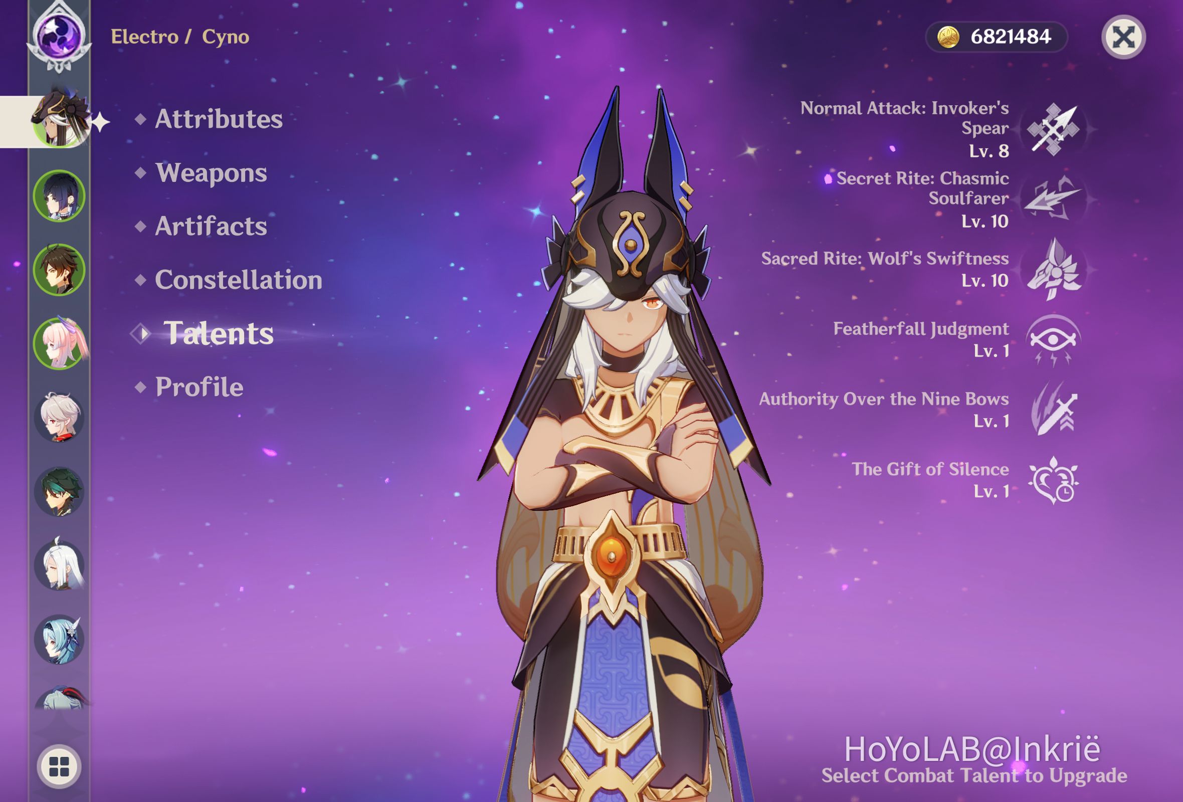 Here is my current Cyno build/stats Genshin Impact | HoYoLAB