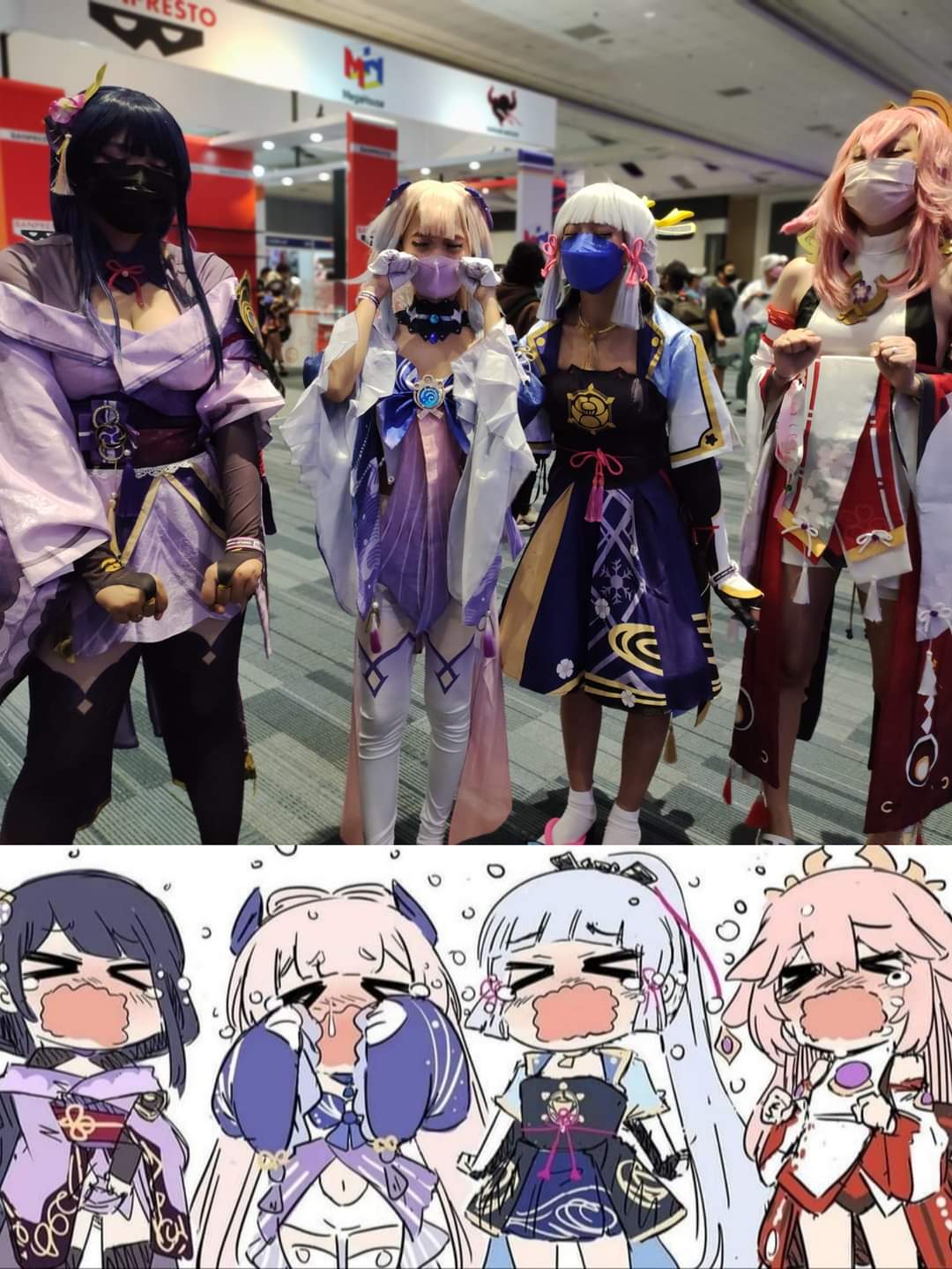 We cosplayed as the Ladies of Inazuma Genshin Impact | HoYoLAB