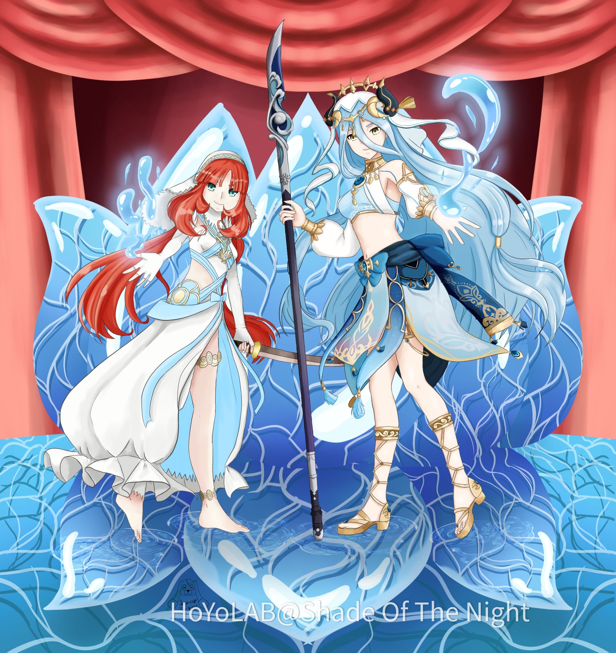 Nilou and Azura outfit swap Genshin Impact | HoYoLAB