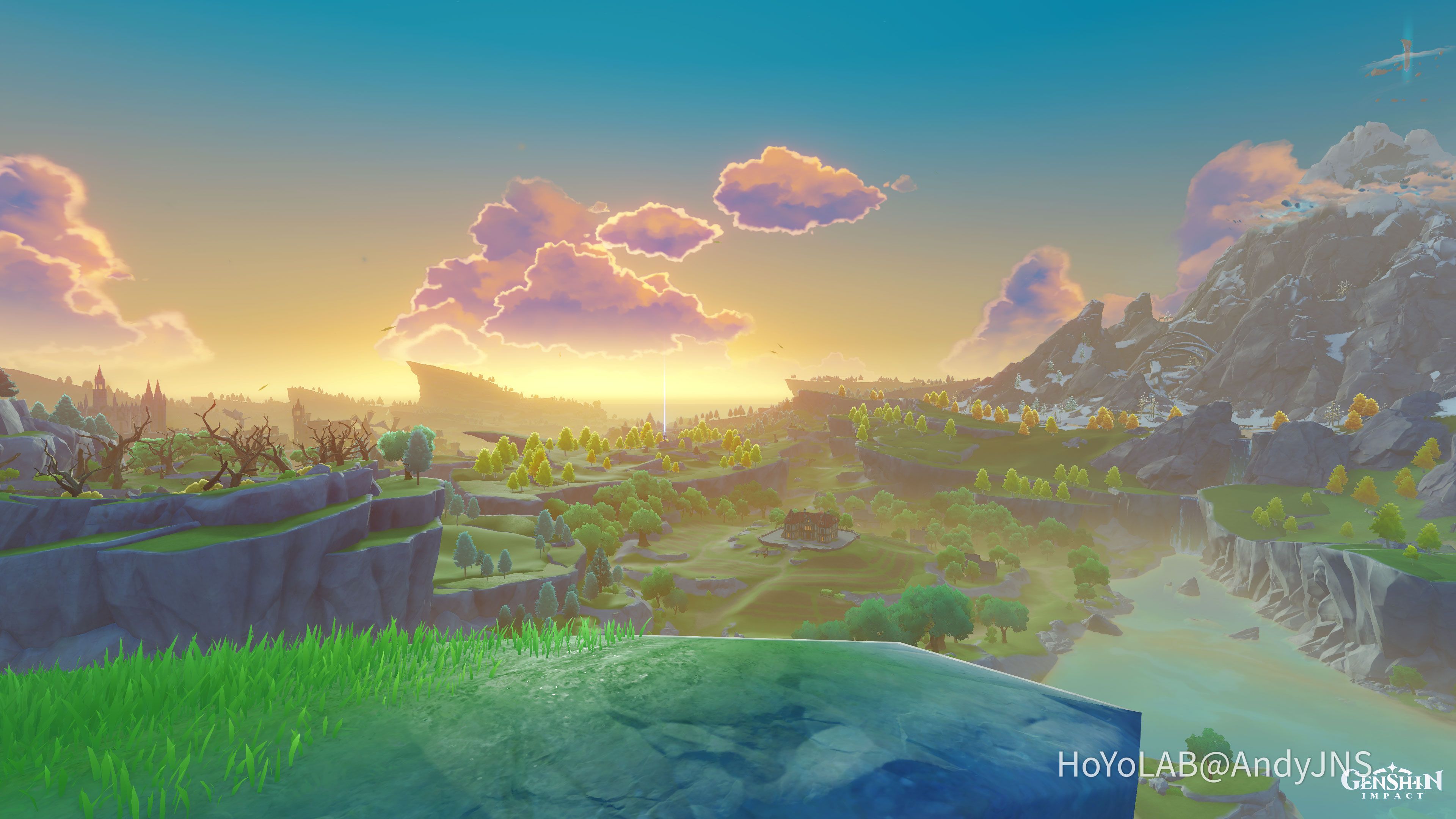 Sunrise over Mondstadt Genshin Impact | HoYoLAB