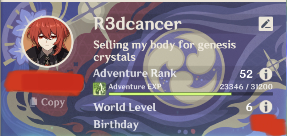 Raiden shogun name card Genshin Impact | HoYoLAB