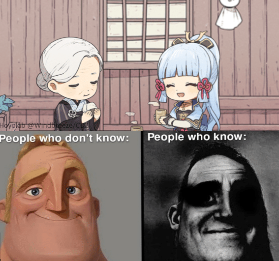 I can't be the only one who has read Ayaka's lore, right? Genshin ...