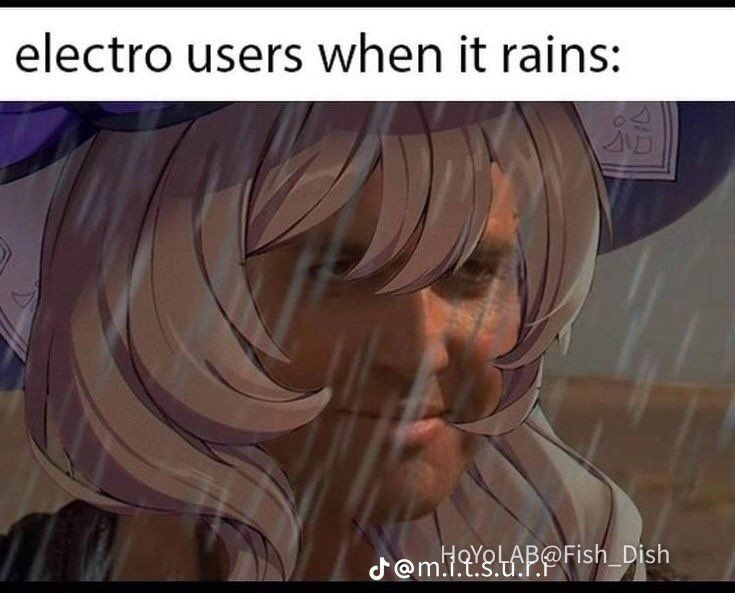 As someone who mains a electro user I can confirm it’s true Genshin ...