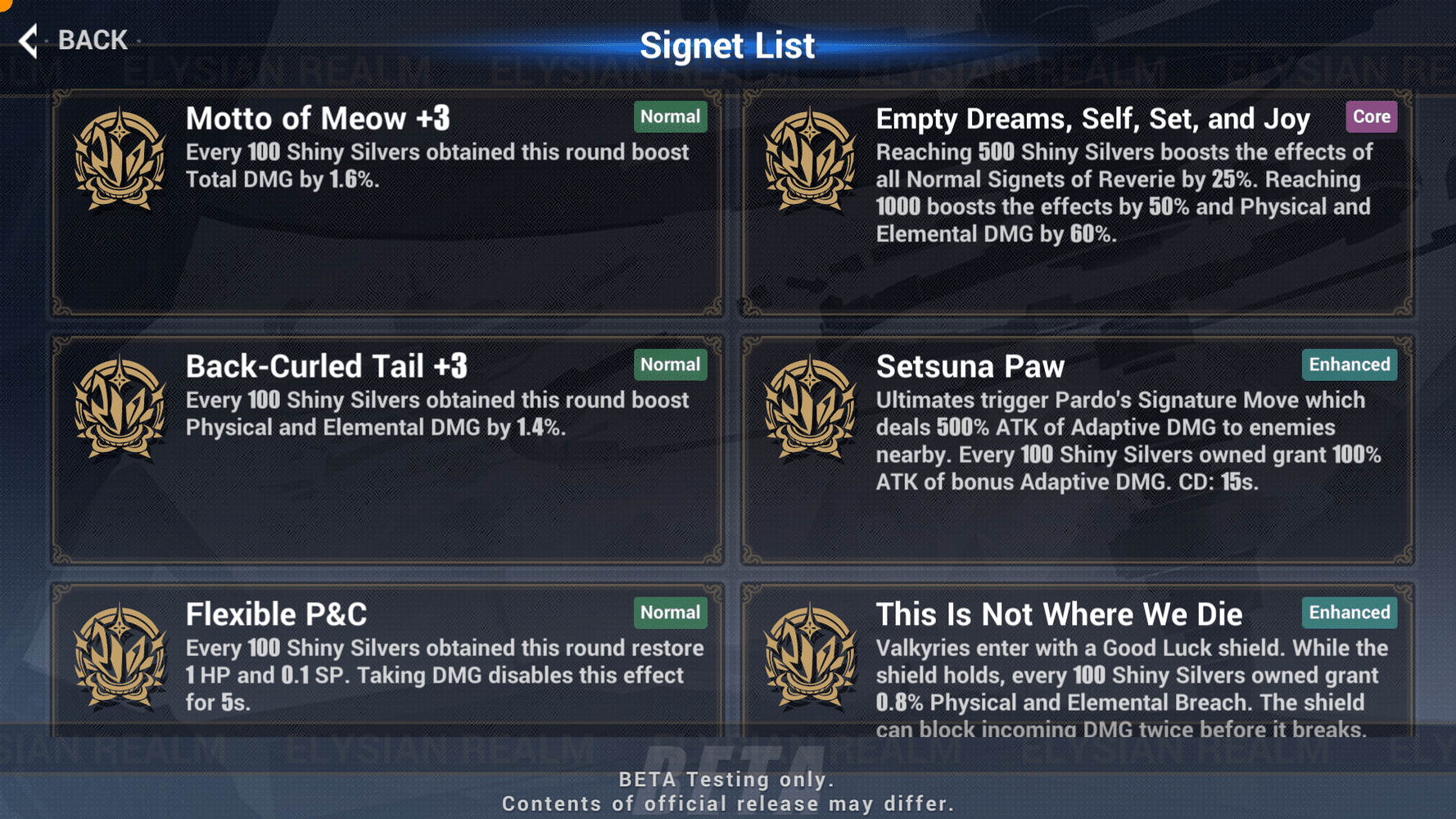 [Beta 6.1] Elysian Realm [Difficulty : Finality] Signet, Sigil, & Team ...