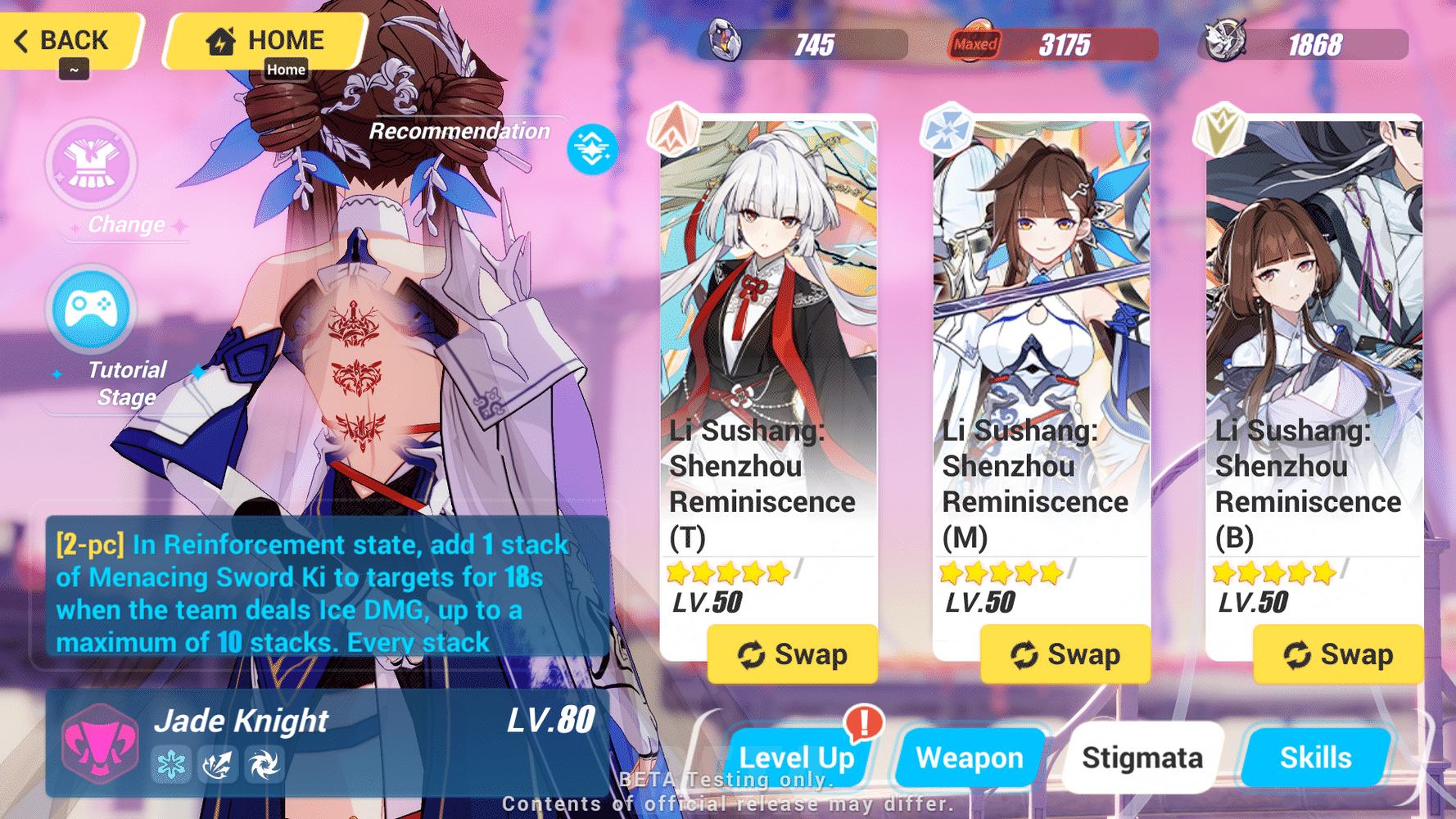 [Beta 6.1] Elysian Realm [Difficulty : Finality] Signet, Sigil, & Team Lineup For Jade Knight ...