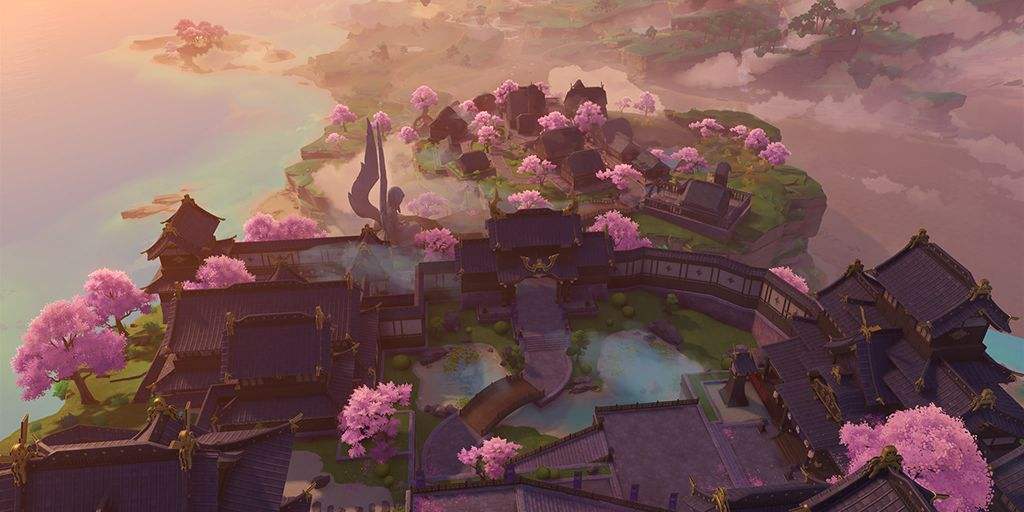 Let's just appreciate Inazuma's beautiful sceneries Genshin Impact ...