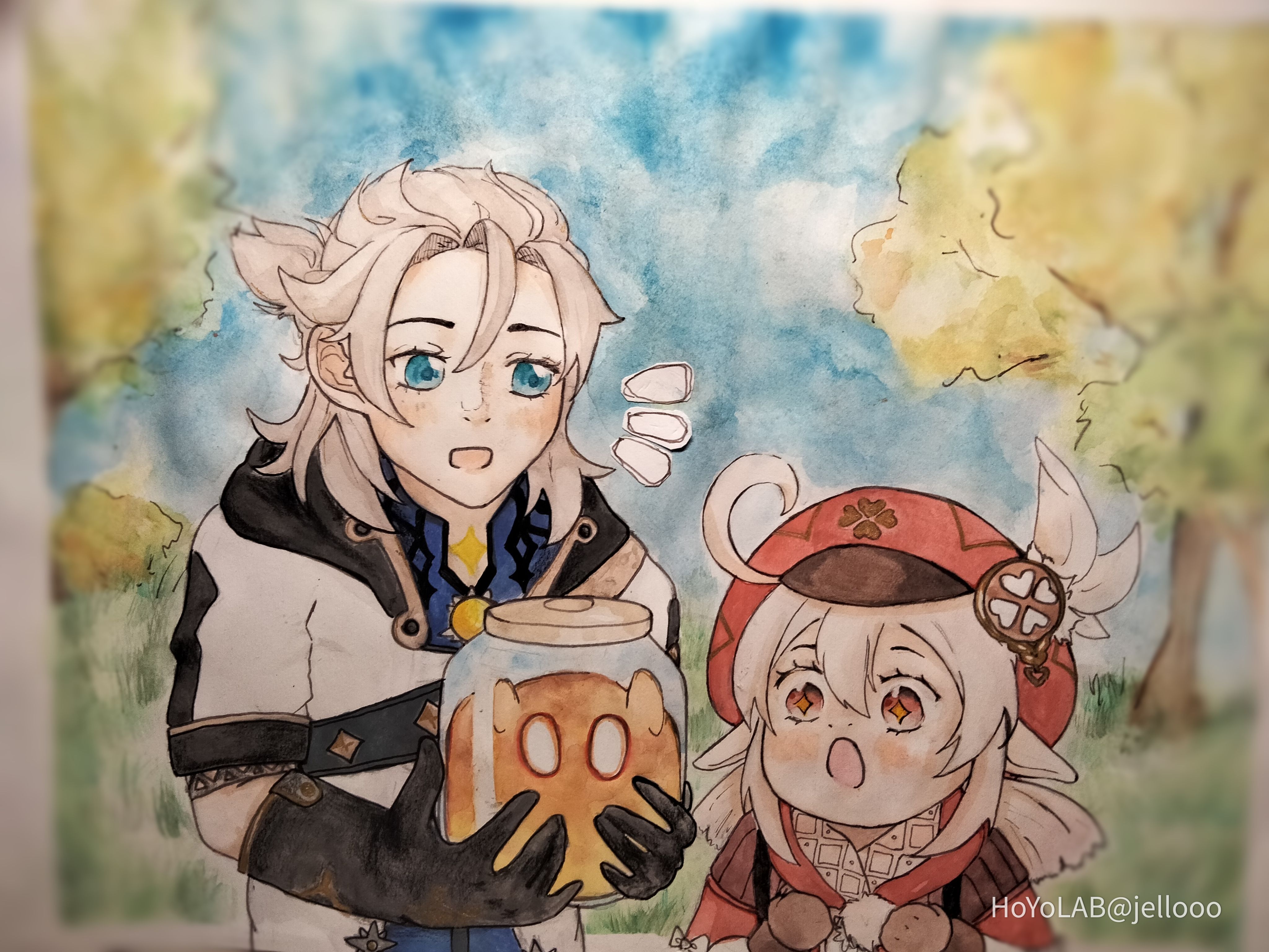 Albedo and Klee Genshin Impact | HoYoLAB