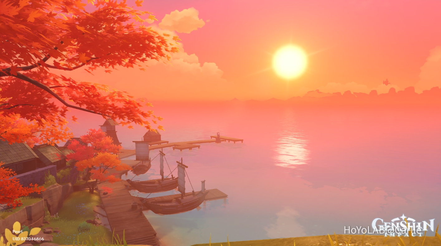 Sunset in Ritou Genshin Impact | HoYoLAB