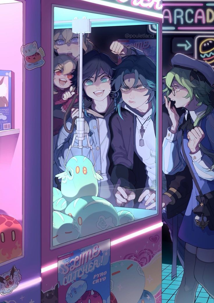 genshin characters in the arcade (⁠ ⁠╹⁠ ⁠╹⁠ ⁠) Genshin Impact | HoYoLAB