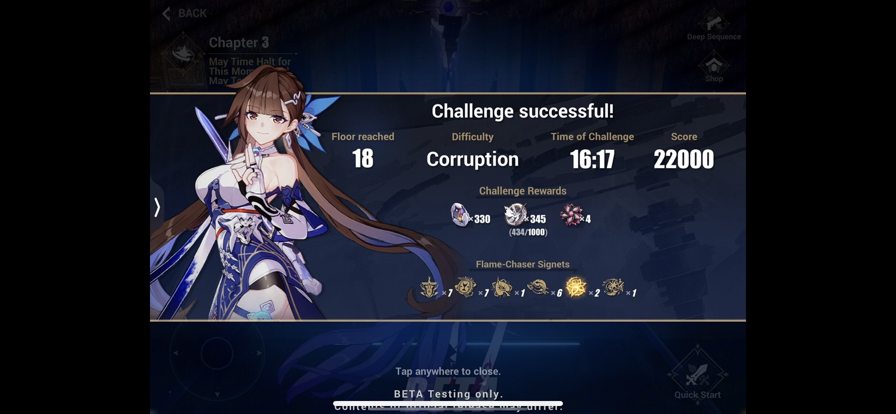 [v6.1 CBT] Elysian Realm: Jade Knight Sushang Corruption x2.50 Clear (10/22/2022) Honkai Impact ...