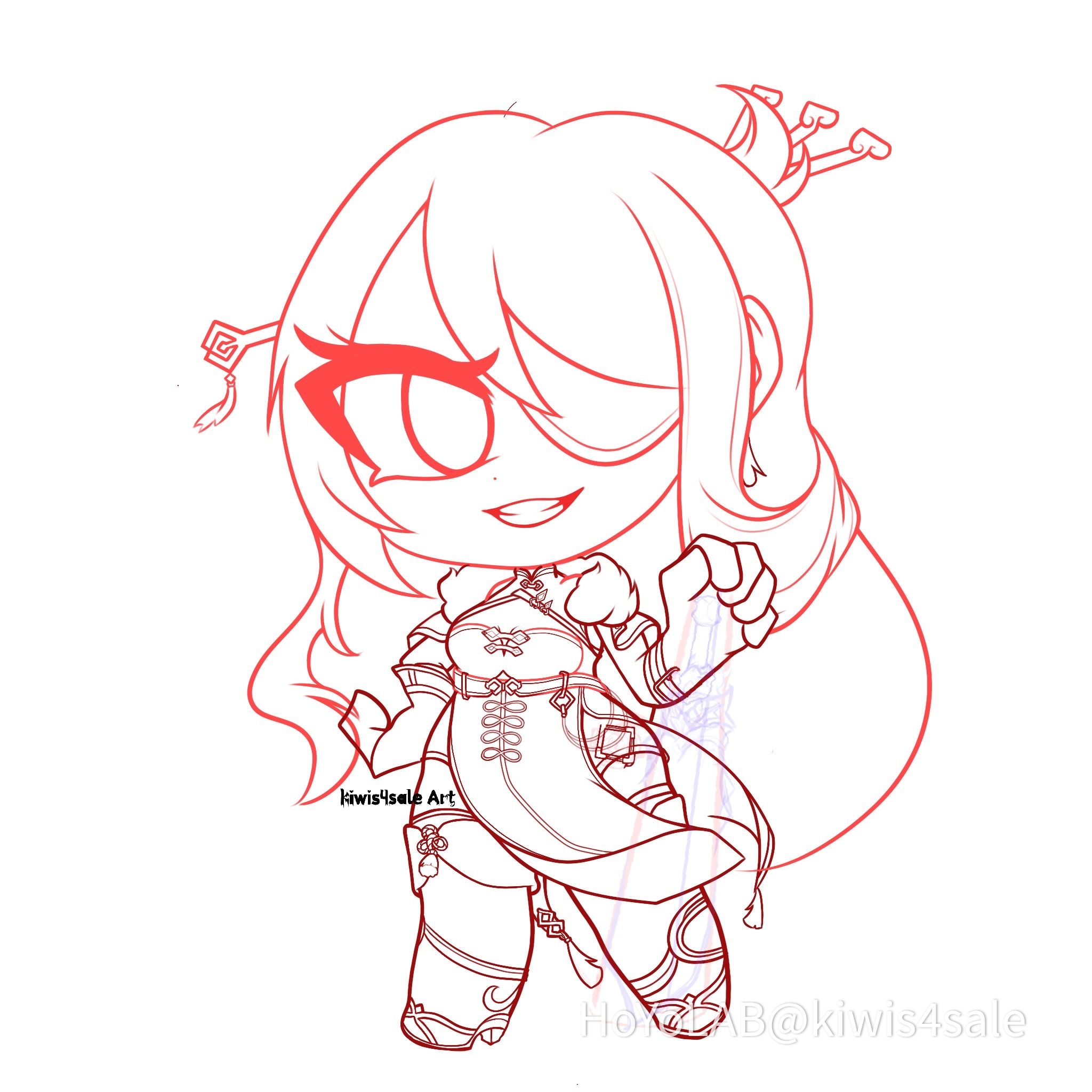 WIP - Chibi Beidou Genshin Impact | HoYoLAB