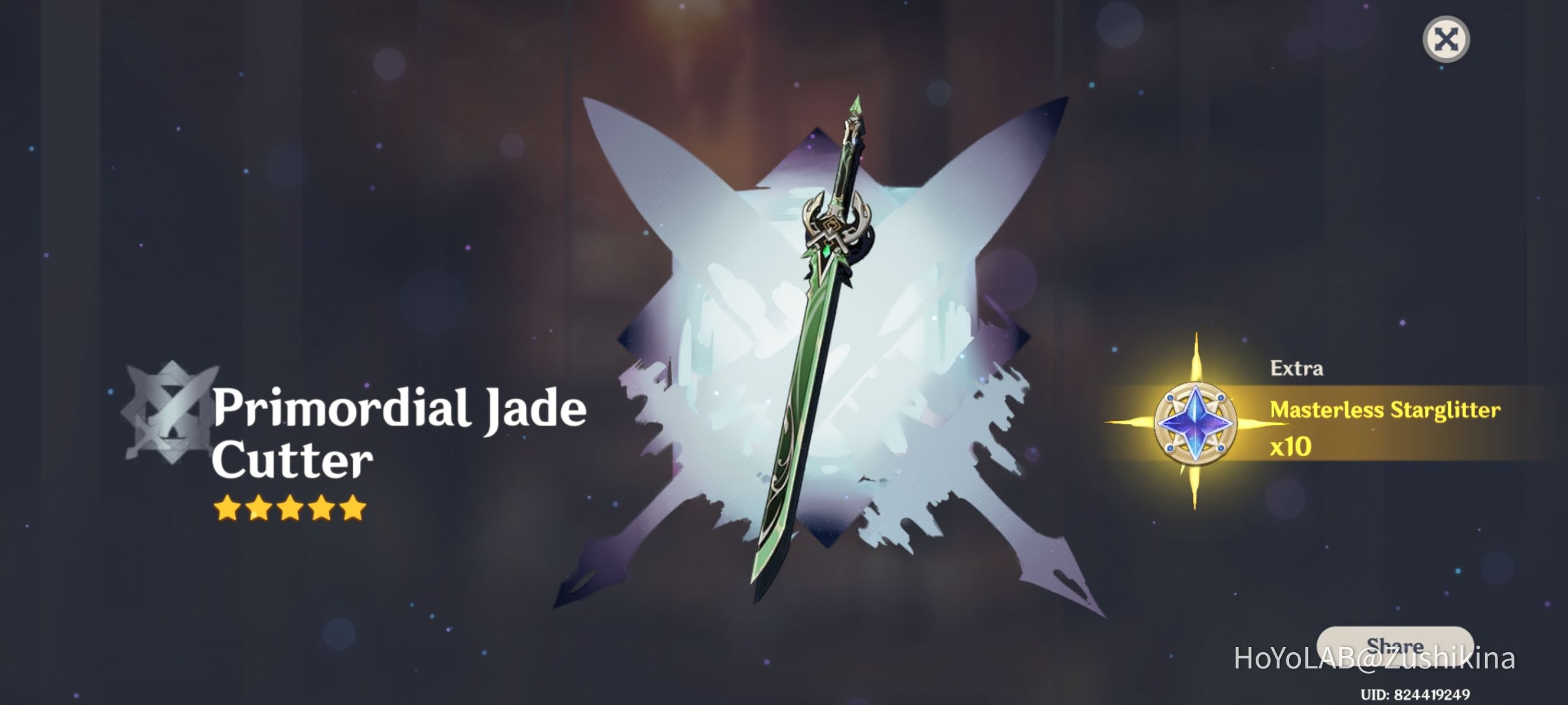 FINALLY, PRIMORDIAL JADE CUTTER GET!!!!!!!! Genshin Impact | HoYoLAB