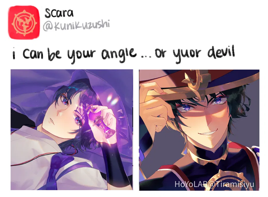 6th Harbinger, Lord Scaramouche Genshin Impact | HoYoLAB