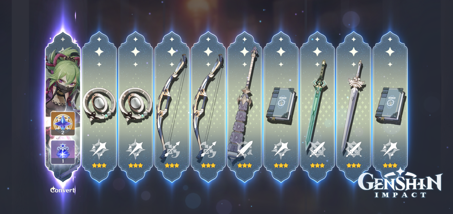 standard pull Genshin Impact | HoYoLAB