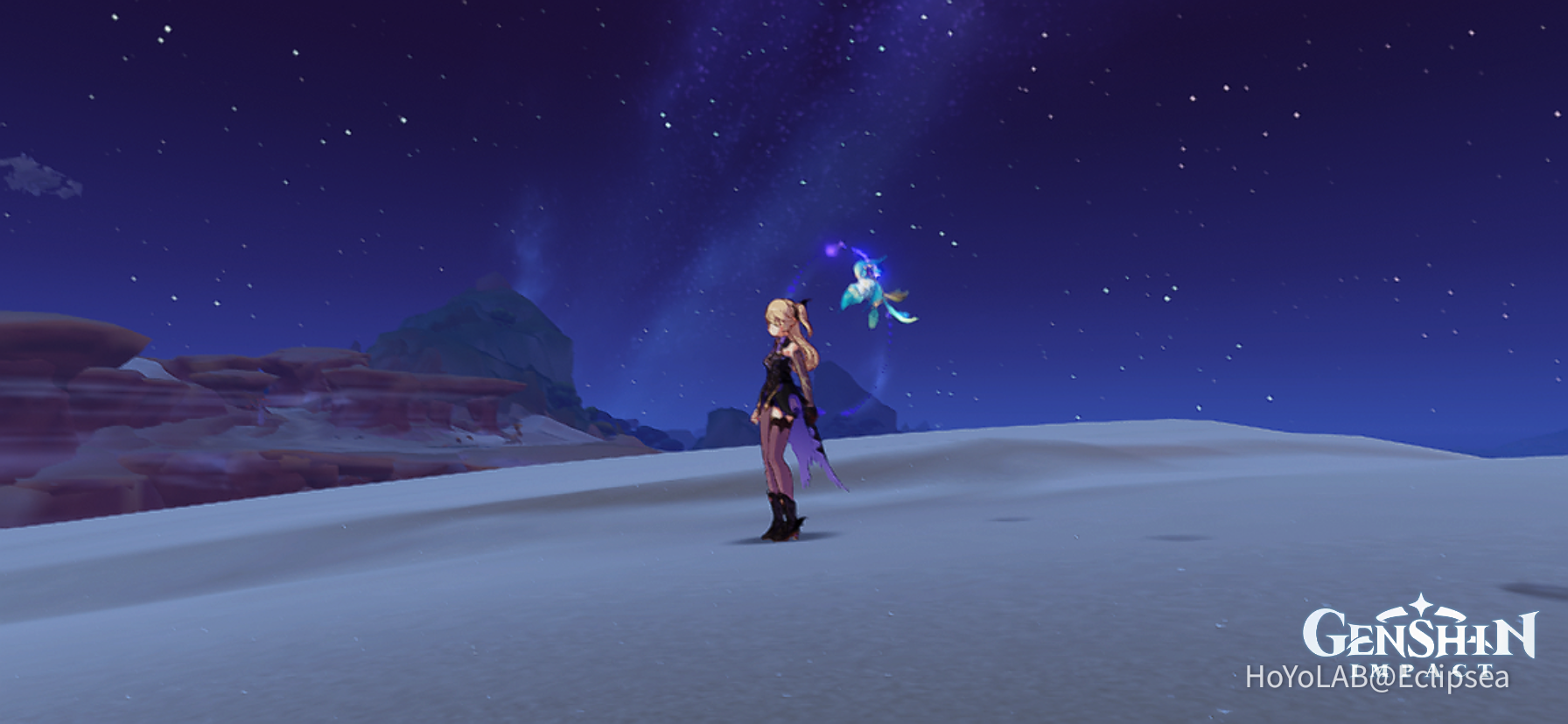 Nighttime in Sumeru desert Genshin Impact | HoYoLAB