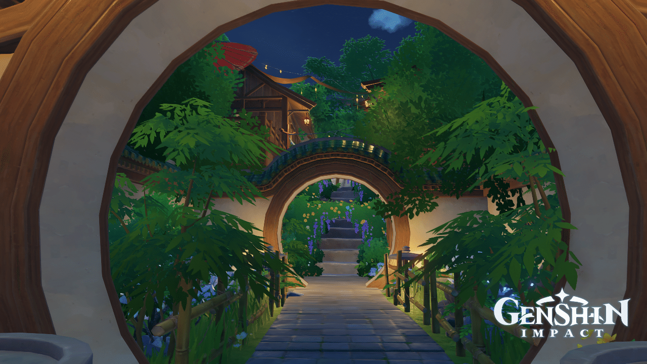 Mountainside Village [Liyue] | Serenitea Pot Build Genshin Impact | HoYoLAB