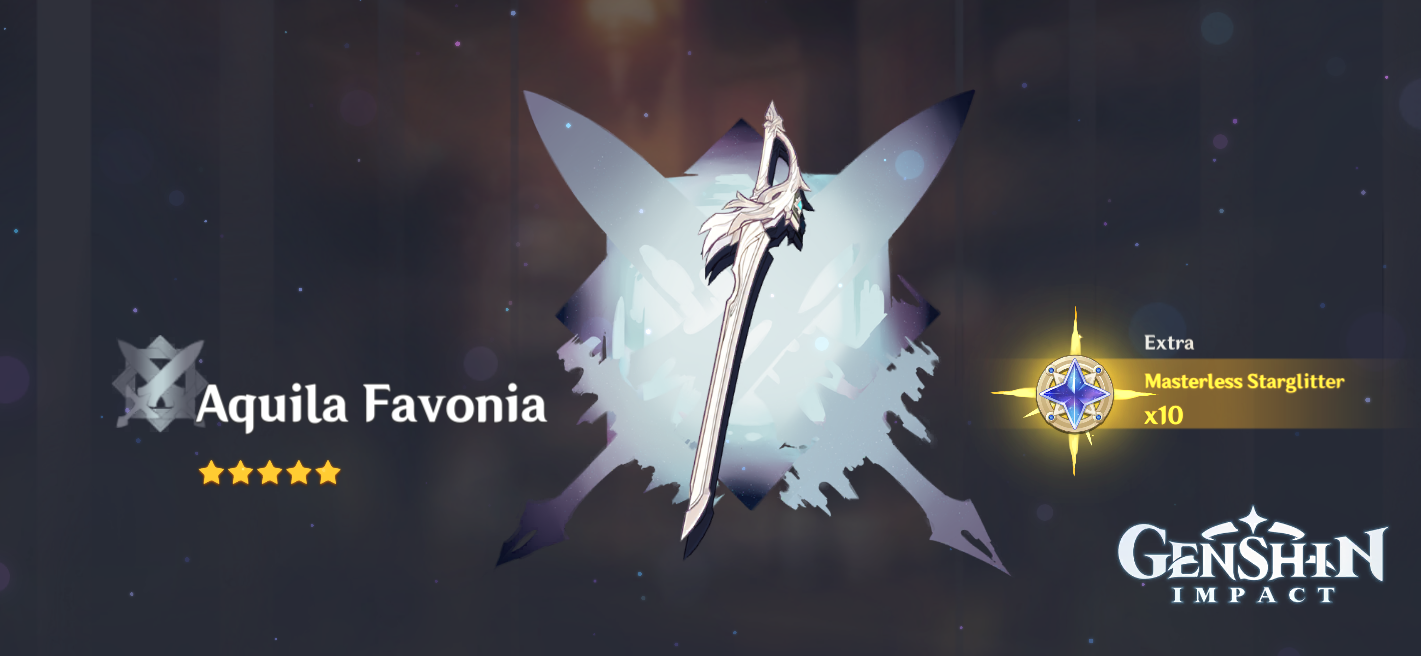 Five star sword Genshin Impact | HoYoLAB