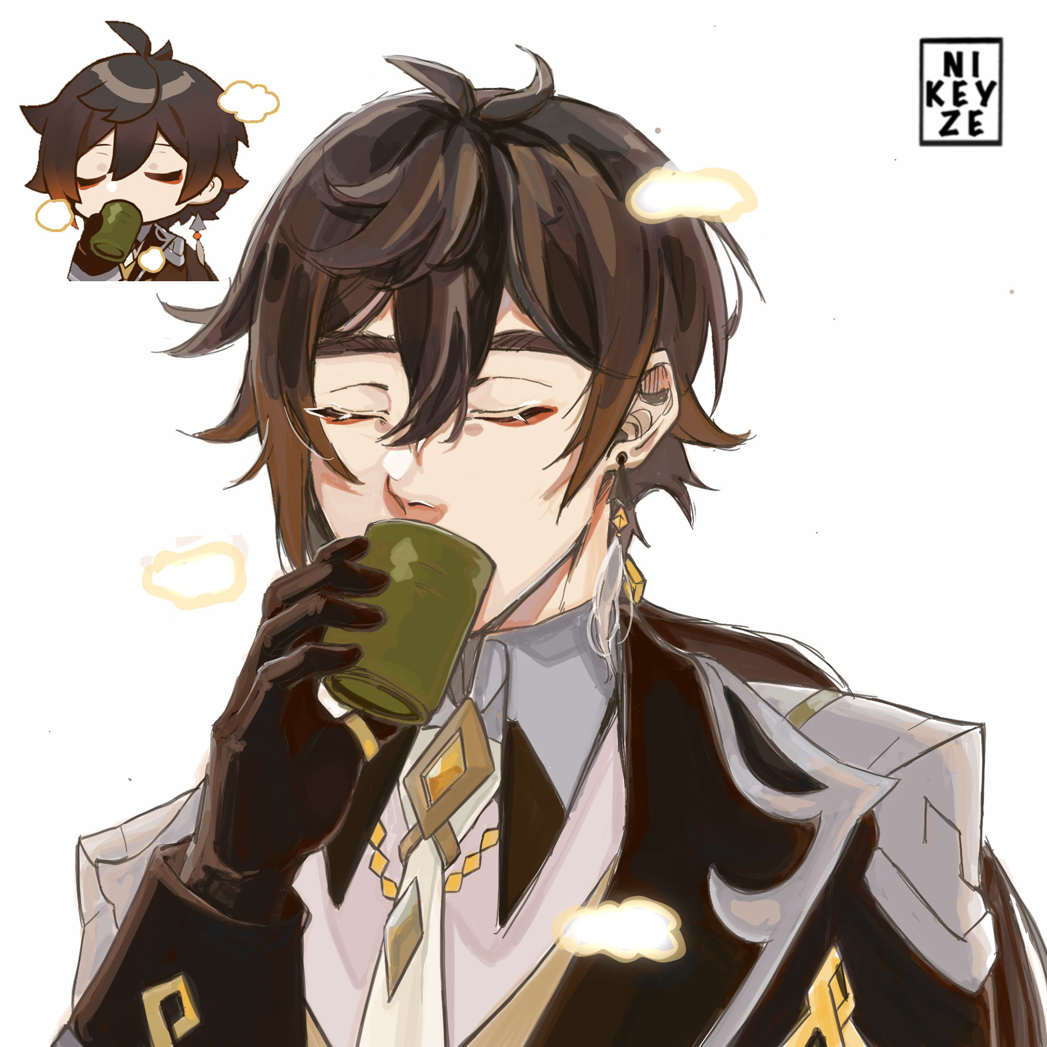 Tea w Zhongli Genshin Impact | HoYoLAB