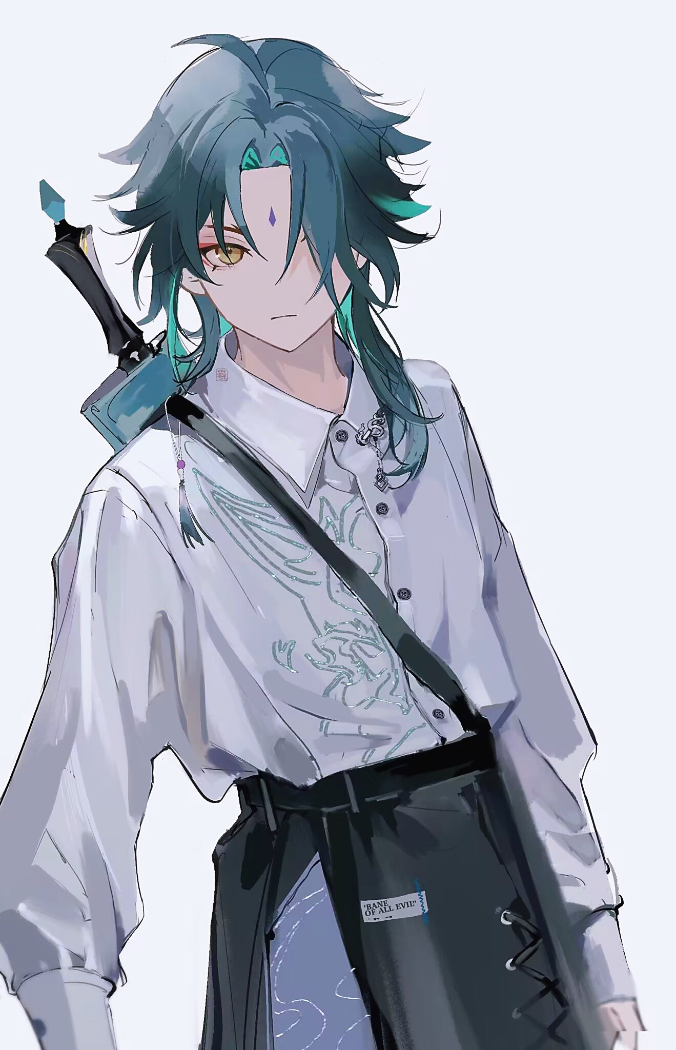 Xiao with Sword |Fanart| Genshin Impact | HoYoLAB