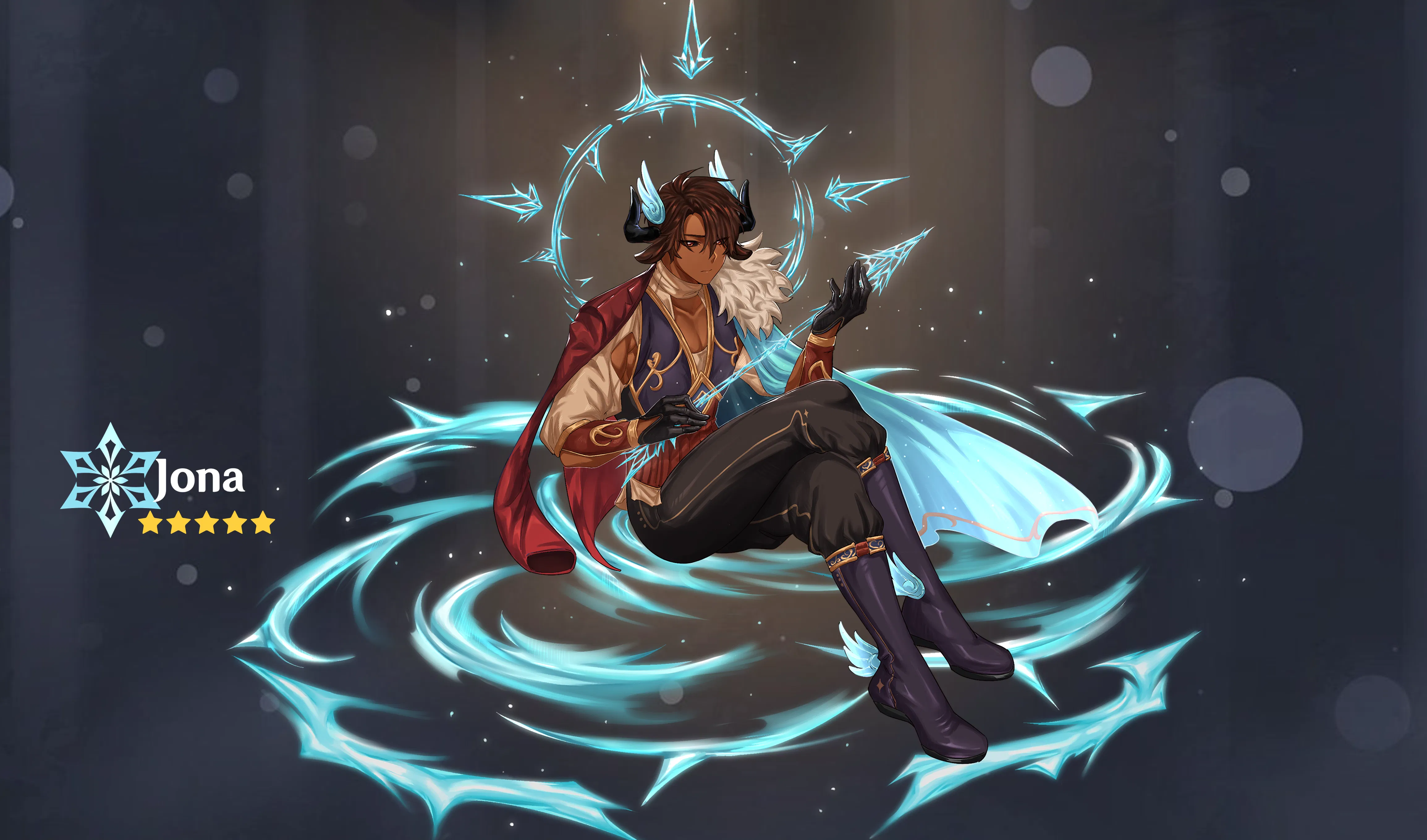 I made a Genshin splash art for my OC! Genshin Impact | HoYoLAB