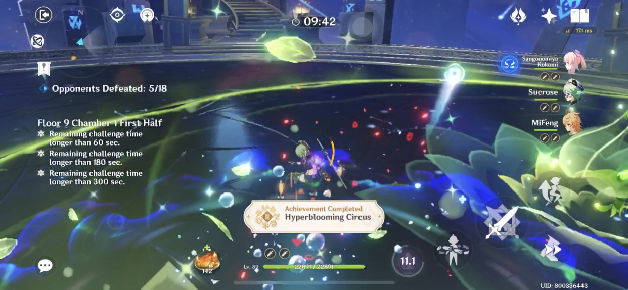 Hyperblooming Circus Achivement Genshin Impact | HoYoLAB