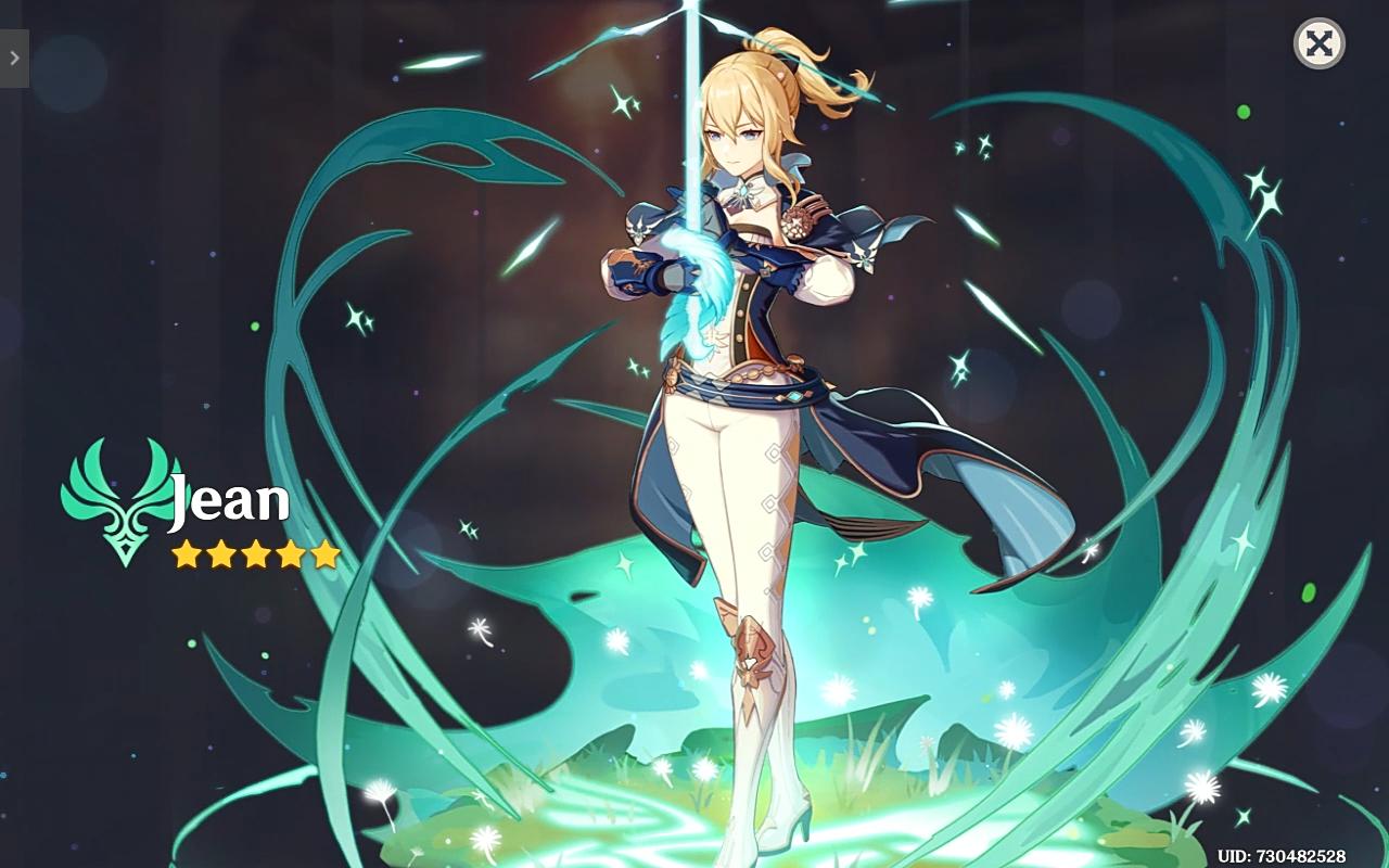 i got jean and now I have enough anemo characters to make a full team💀 ...