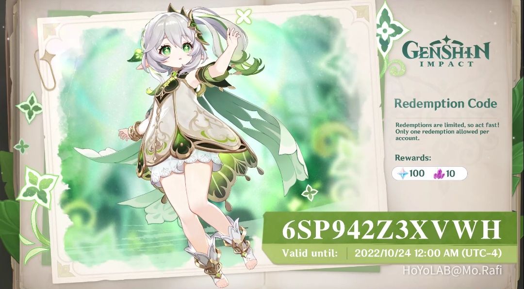 Reedem Codes Genshin Impact | HoYoLAB