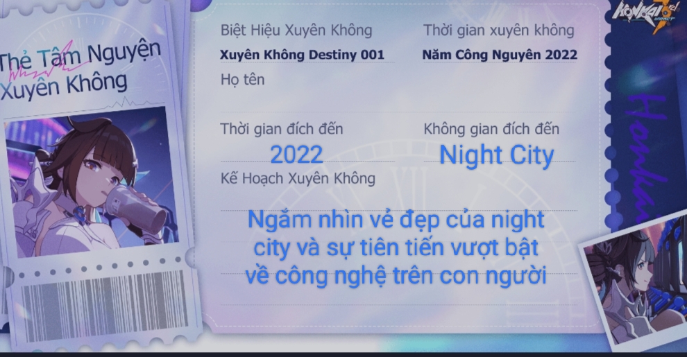 Chào mừng bạn đến với thành phố trong màn đêm ' Night City'! Honkai ...