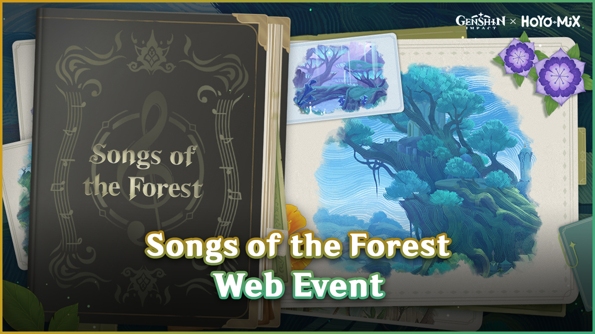 [V3.1] Songs of the Forest Web Event | LIMITED 40 NahidaGems Genshin ...
