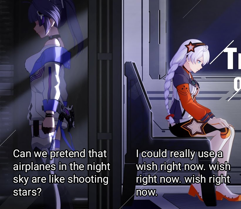 can we pretend that airplanes in the night sky are like shooting stars ...