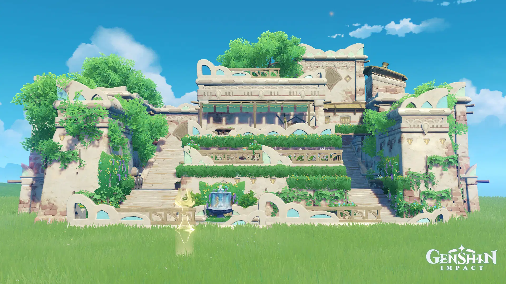 Sumeru Dessert House garden Genshin Impact | HoYoLAB