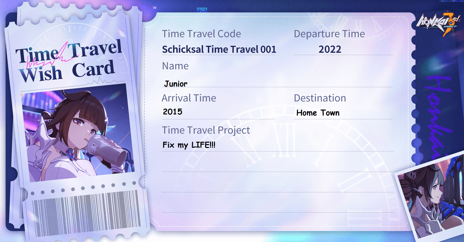 Time Travel Event Honkai Impact 3rd | HoYoLAB