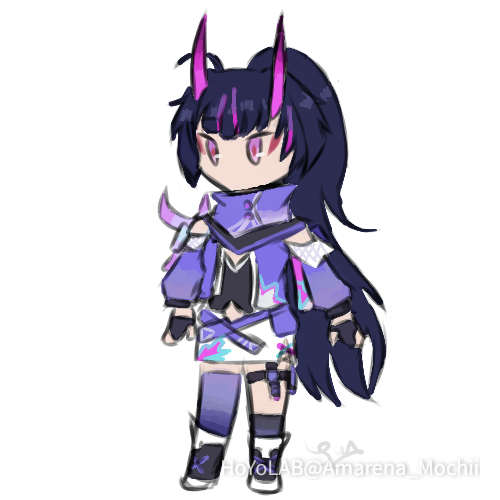 Chibi Haunted Dusk Honkai Impact 3rd | HoYoLAB