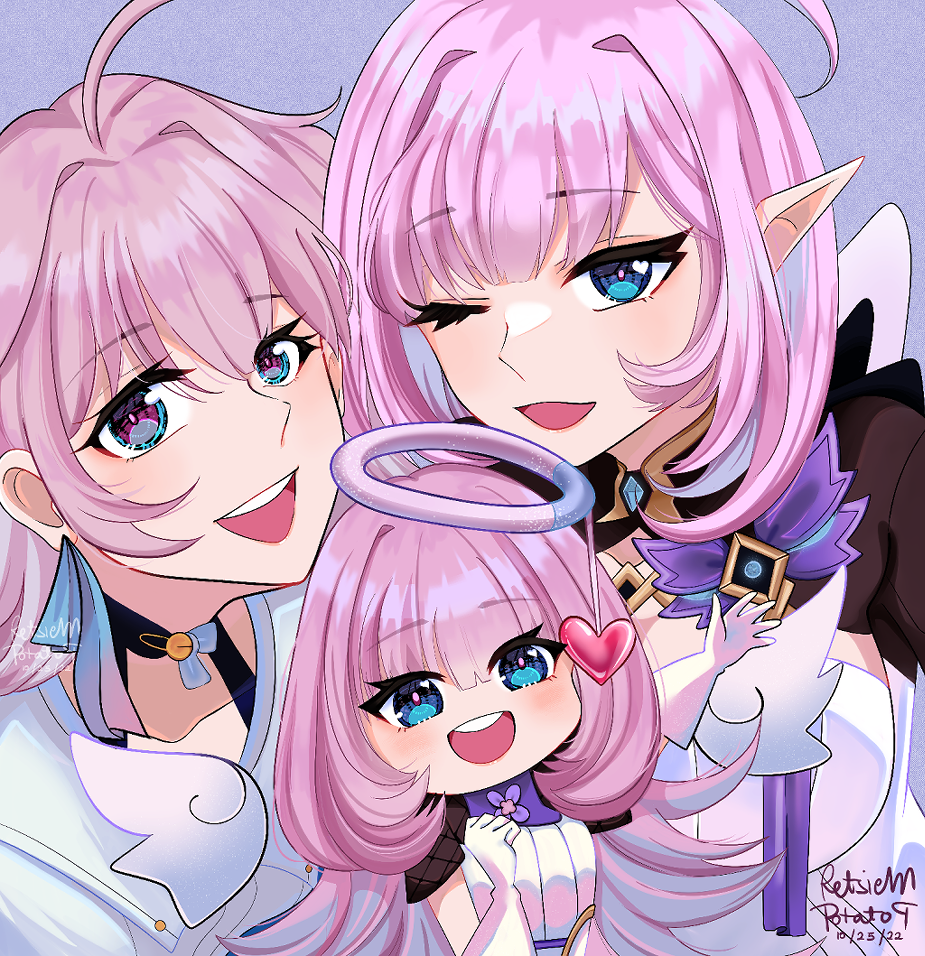 Trio Pink Selfie Honkai Impact 3rd | HoYoLAB
