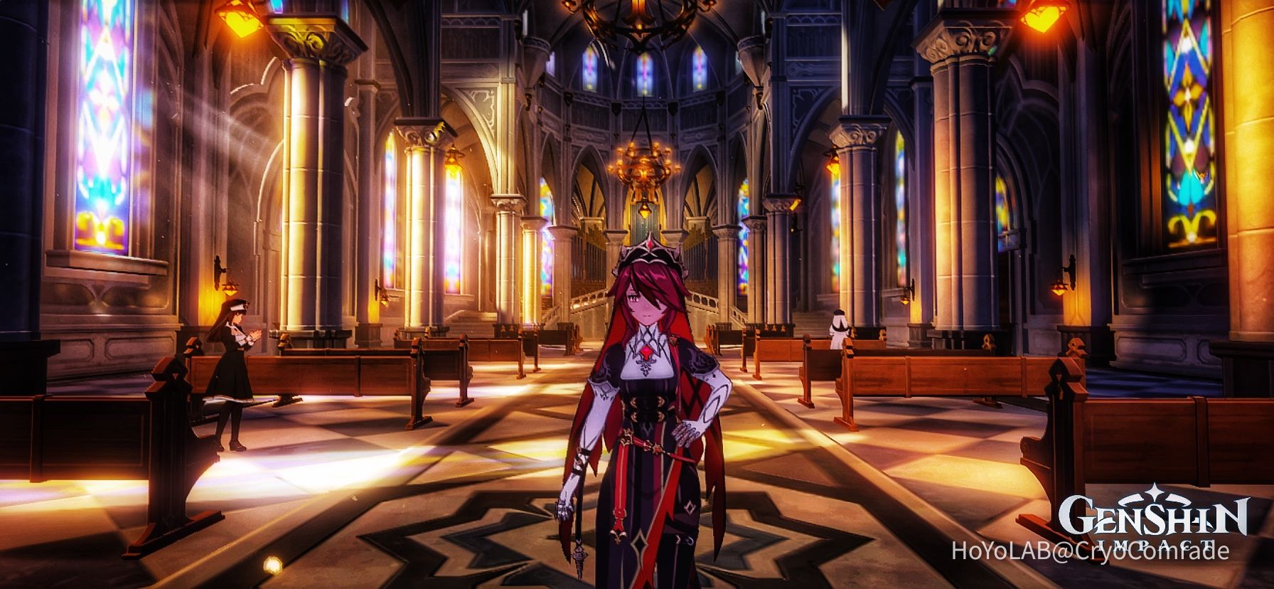 Character Photoshoots Part 25 - Rosaria Genshin Impact | HoYoLAB