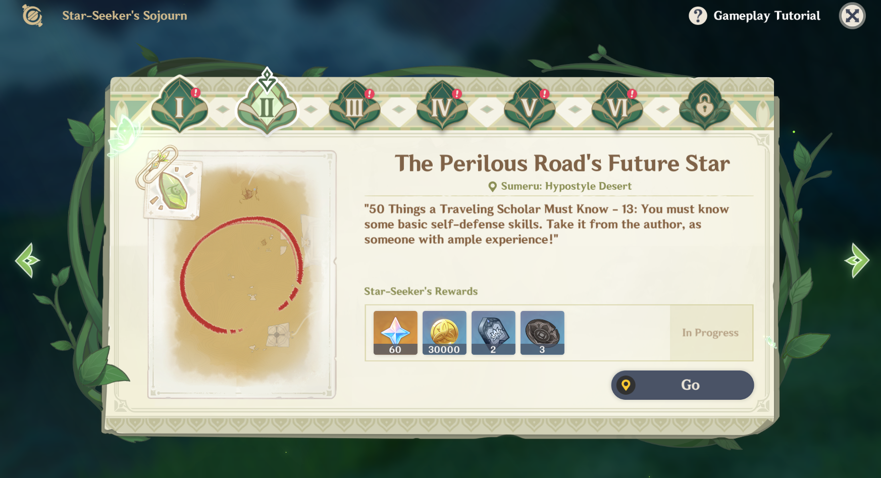 Star-Seeker's Sojourn Event Day 2: The Perilous Road's Future Star ...
