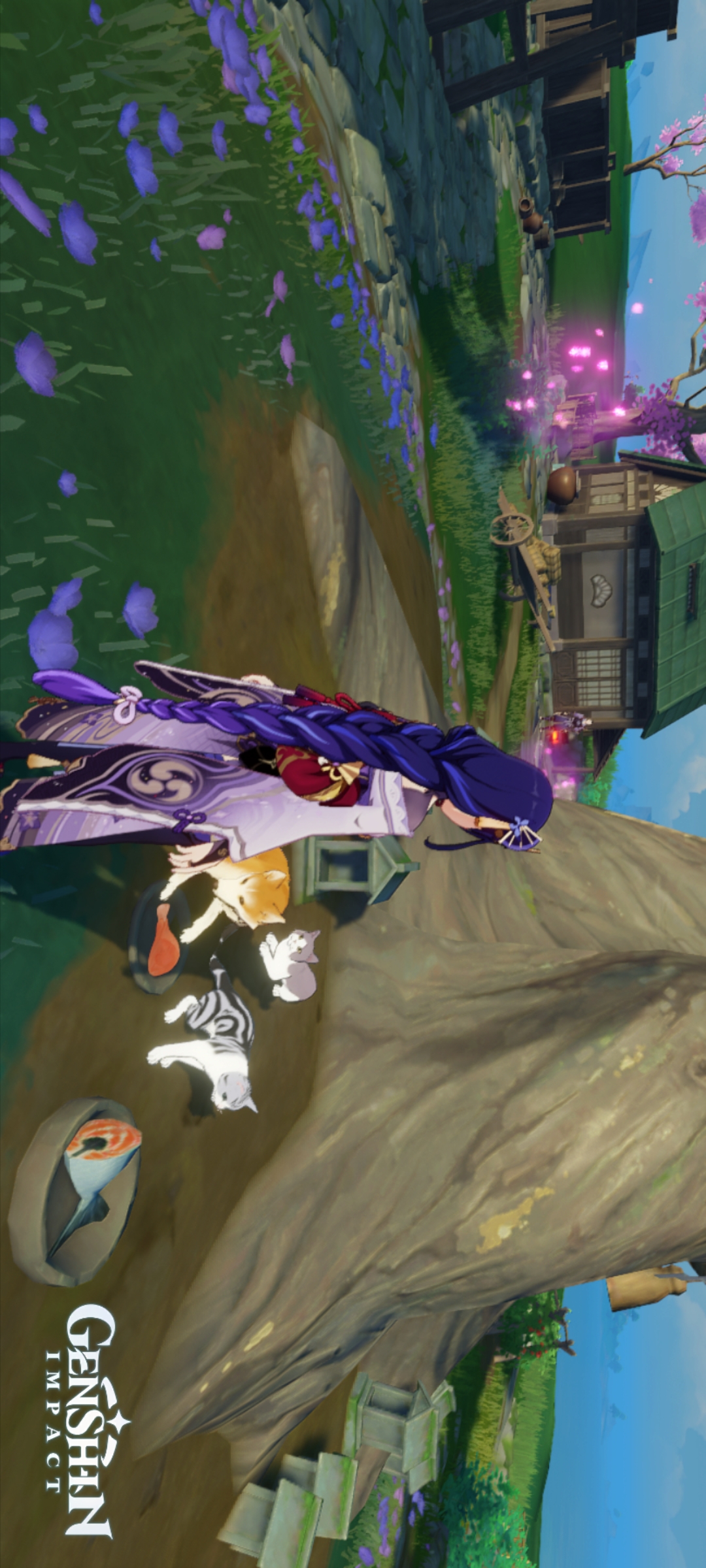 raiden with cats Genshin Impact | HoYoLAB