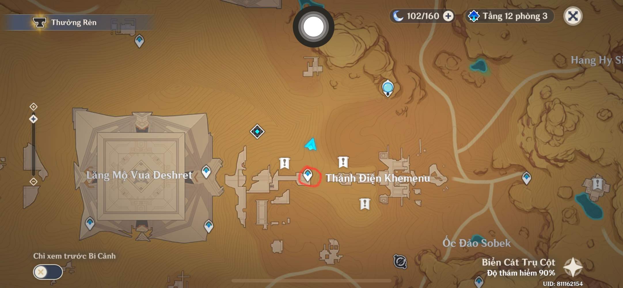 Tám rương ẩn map sa mạc sumeru 3.1 Genshin Impact | HoYoLAB