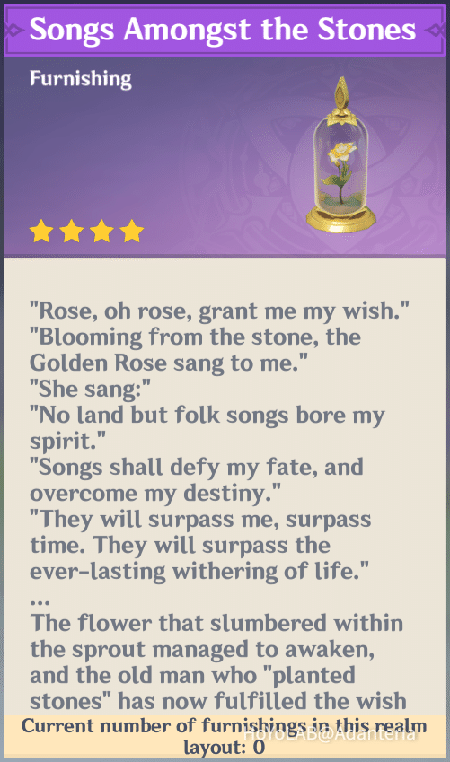 [Version 3.1] Golden Sumeru rose seeds and Songs Amongst the Stones ...
