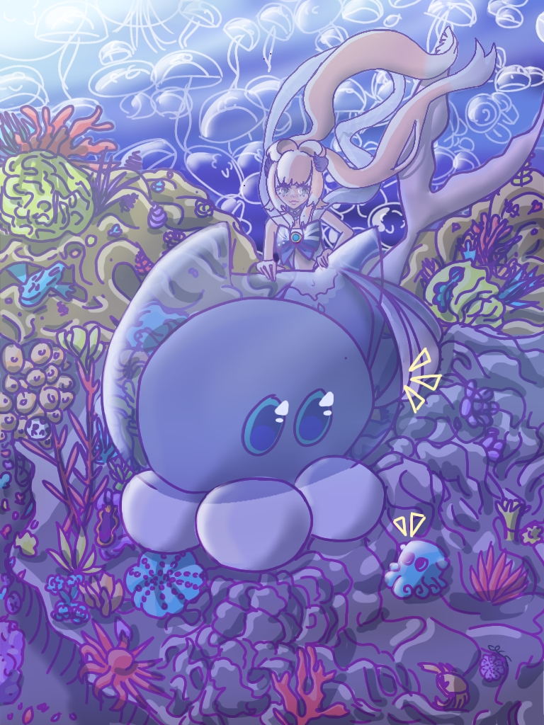 I took Mimo under the sea | HoYoLAB