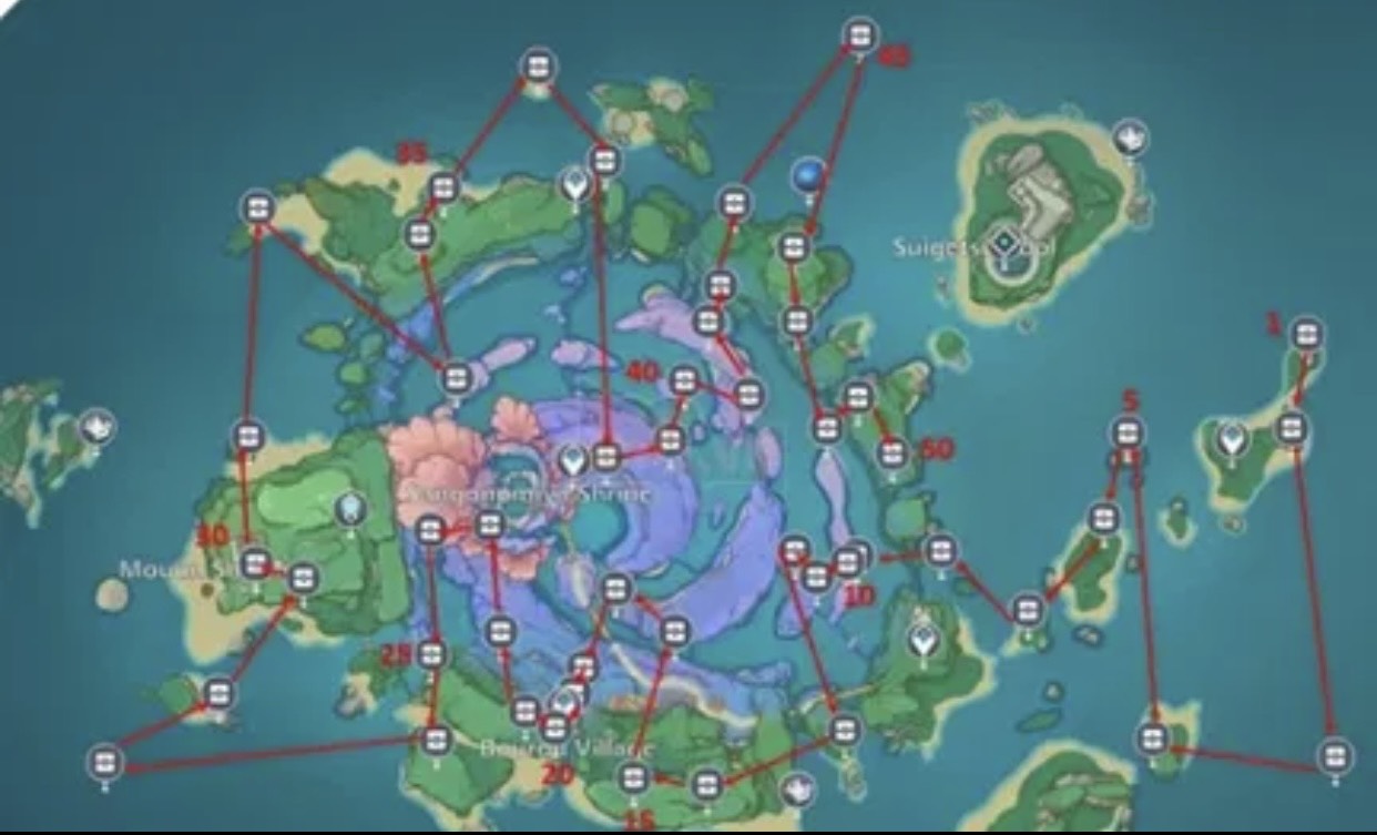 THU THẬP RƯƠNG INAZUMA Genshin Impact | HoYoLAB