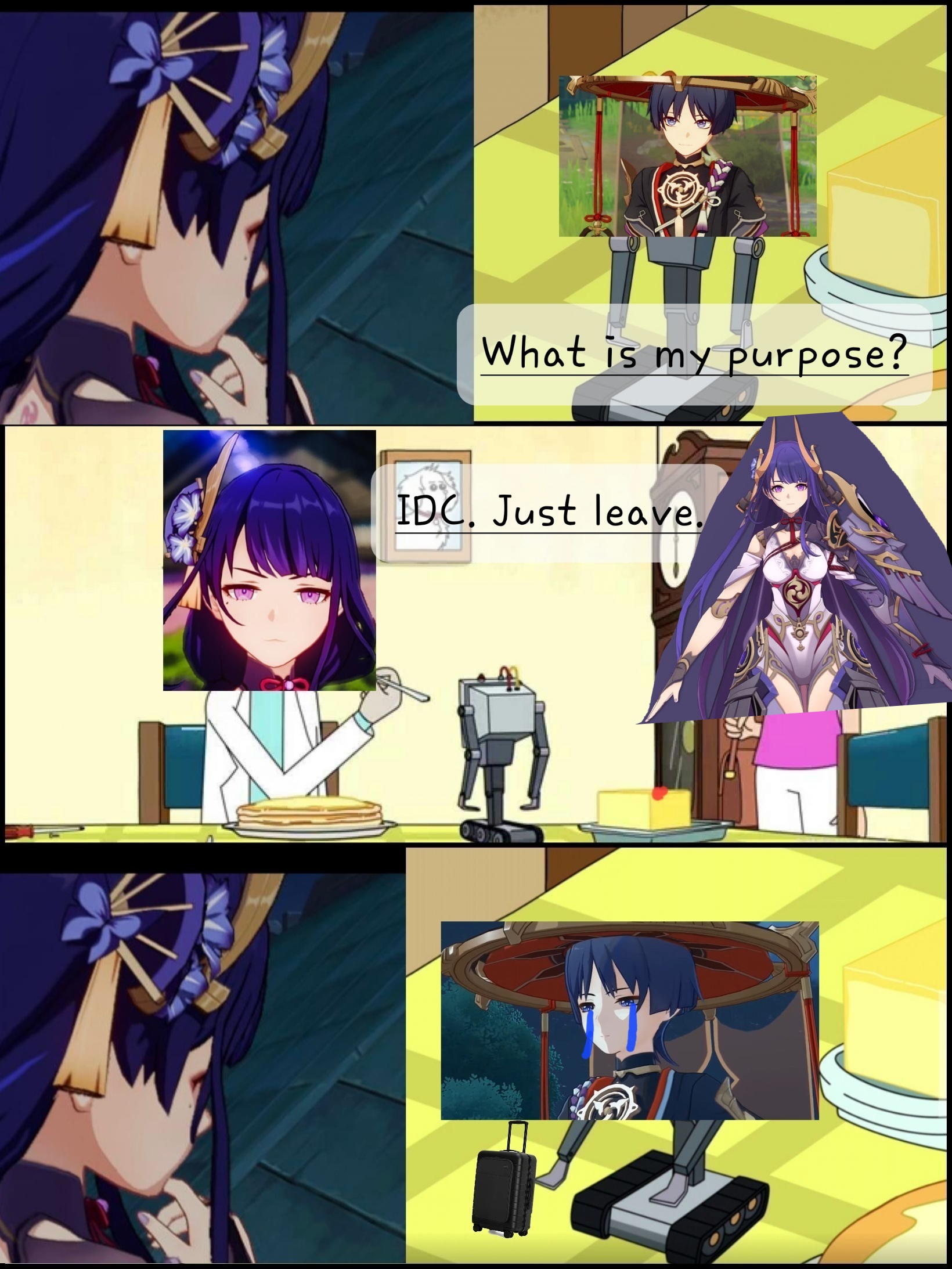 I tried making a Scaramouche meme. Genshin Impact | HoYoLAB