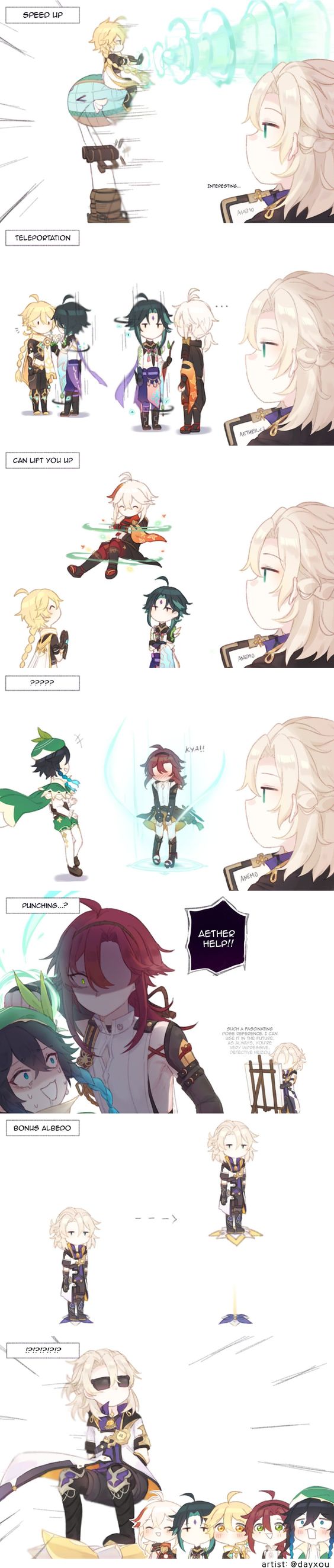Albedo is a full on elevator Genshin Impact | HoYoLAB