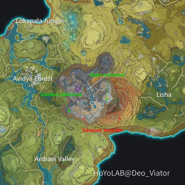 The Chasm map is upside down?? Genshin Impact | HoYoLAB