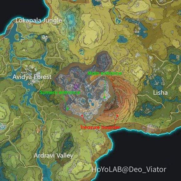 The Chasm map is upside down?? Genshin Impact | HoYoLAB