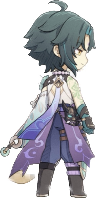 Smiling Chibi Xiao PNG Genshin Impact | HoYoLAB